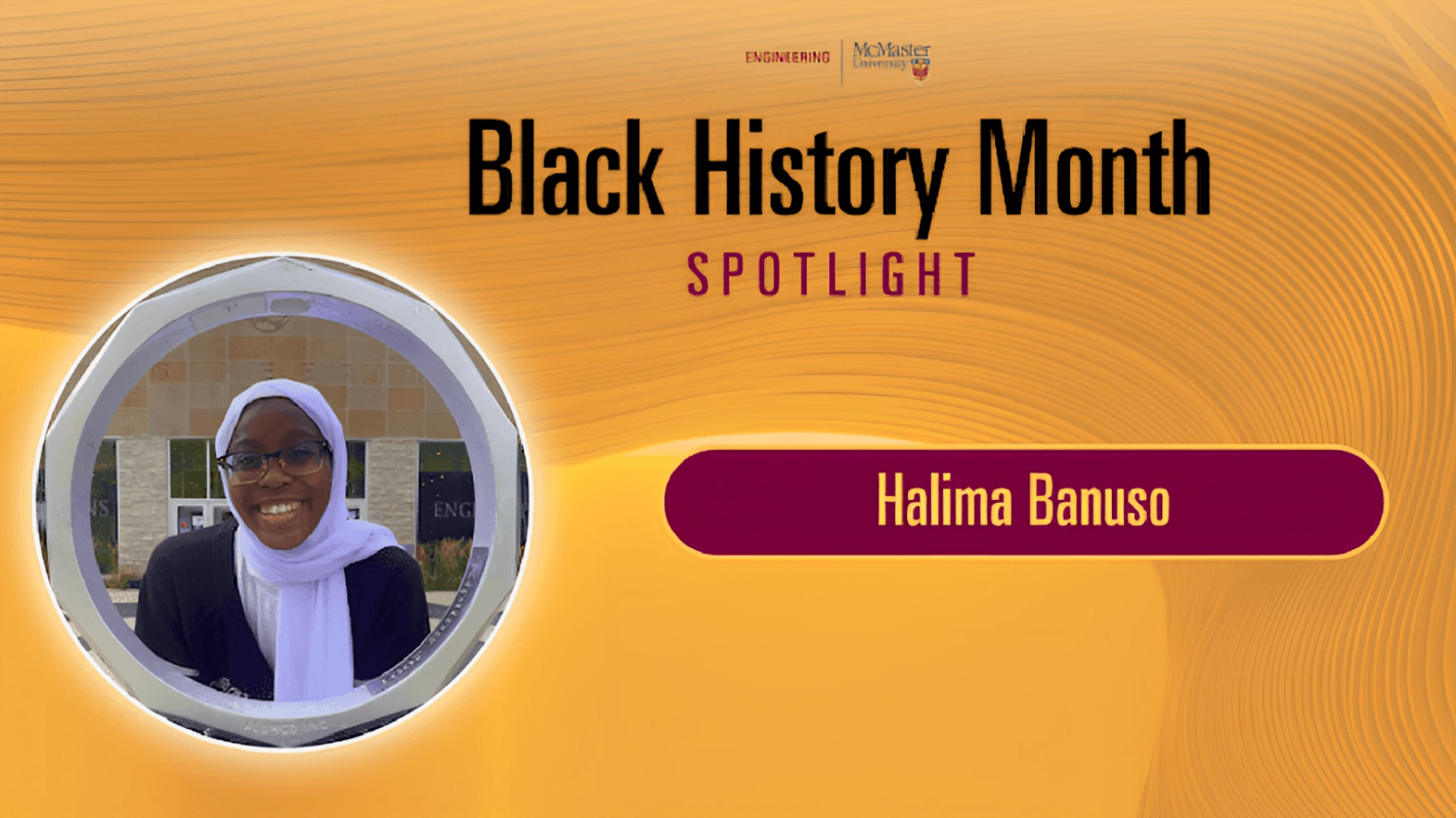 Meet Halima Banuso: inaugural recipient of the NSBEMac Entrance Award – Faculty of Engineering