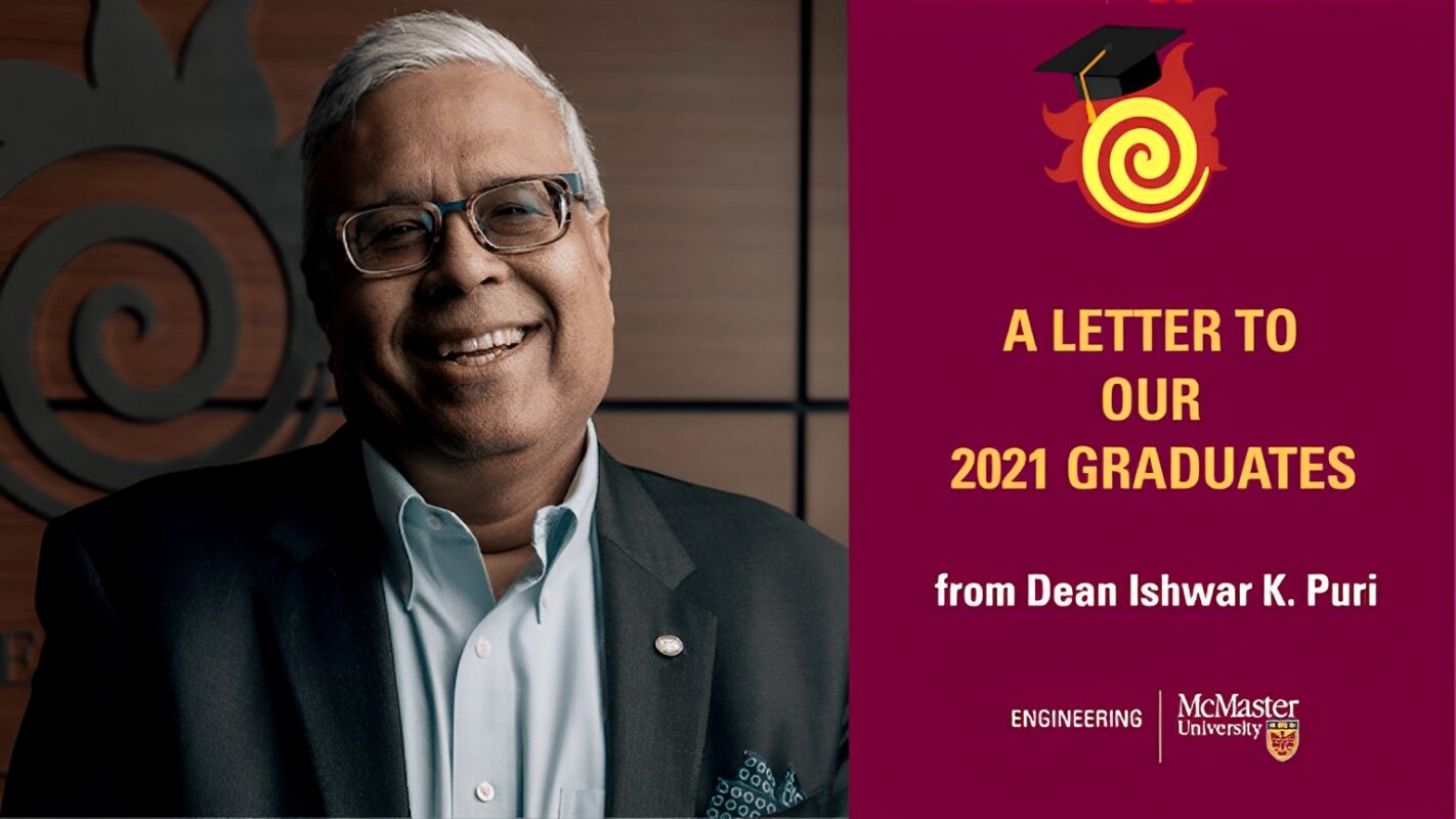 A Letter to the Class of 2021 – Faculty of Engineering