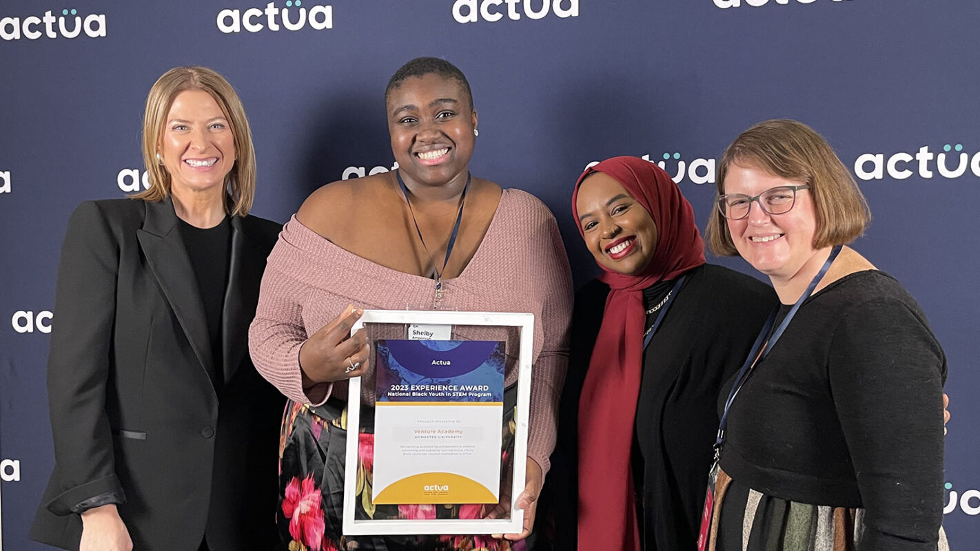 McMaster Engineering receives national Actua Experience Award for its ...