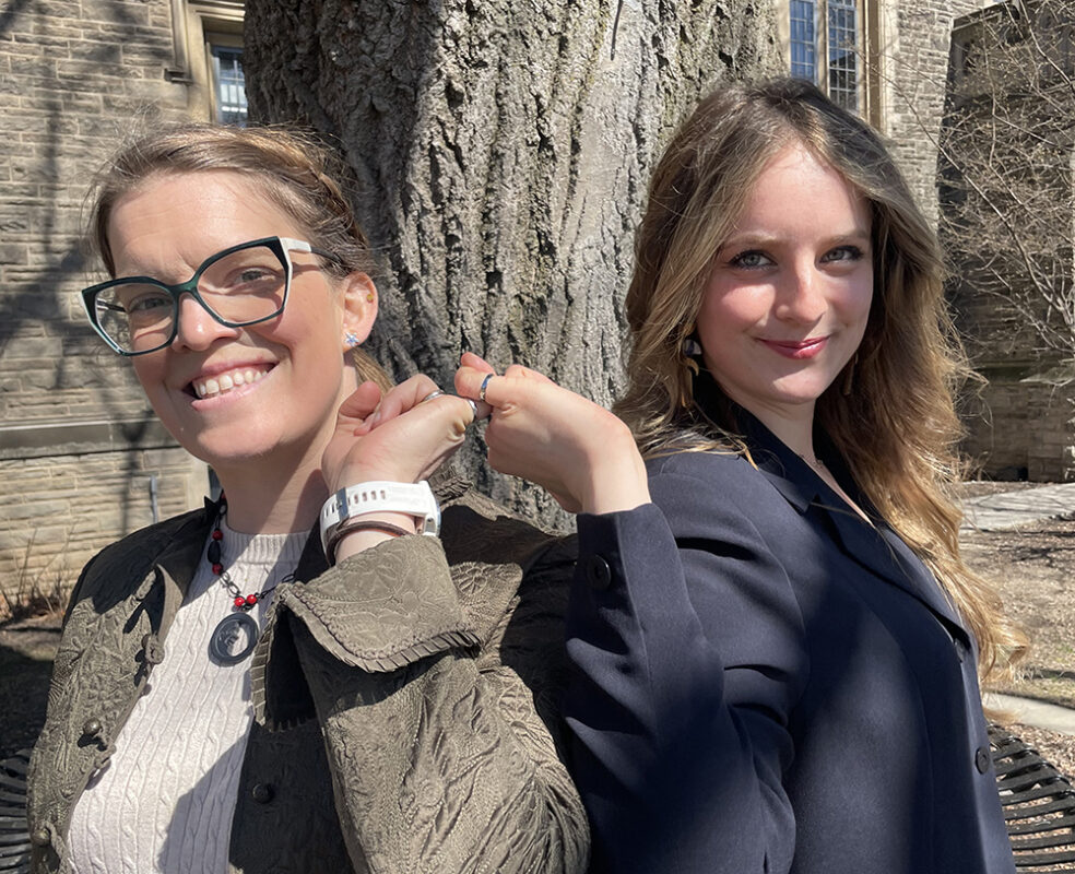 A century-old tradition: Graduating students choose a role model to present their Iron Ring at ...
